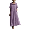 Vmvidoty Womens Summer Cotton Maxi Dresses 2026 Spring Sleeveless Cowl ...