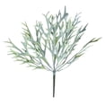 4Th of July Artificial Soft Rubber Greenery, Realistic Staghorn Leaf ...