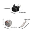 Waterproof Automotive Electrical Connector with High Temperature ...