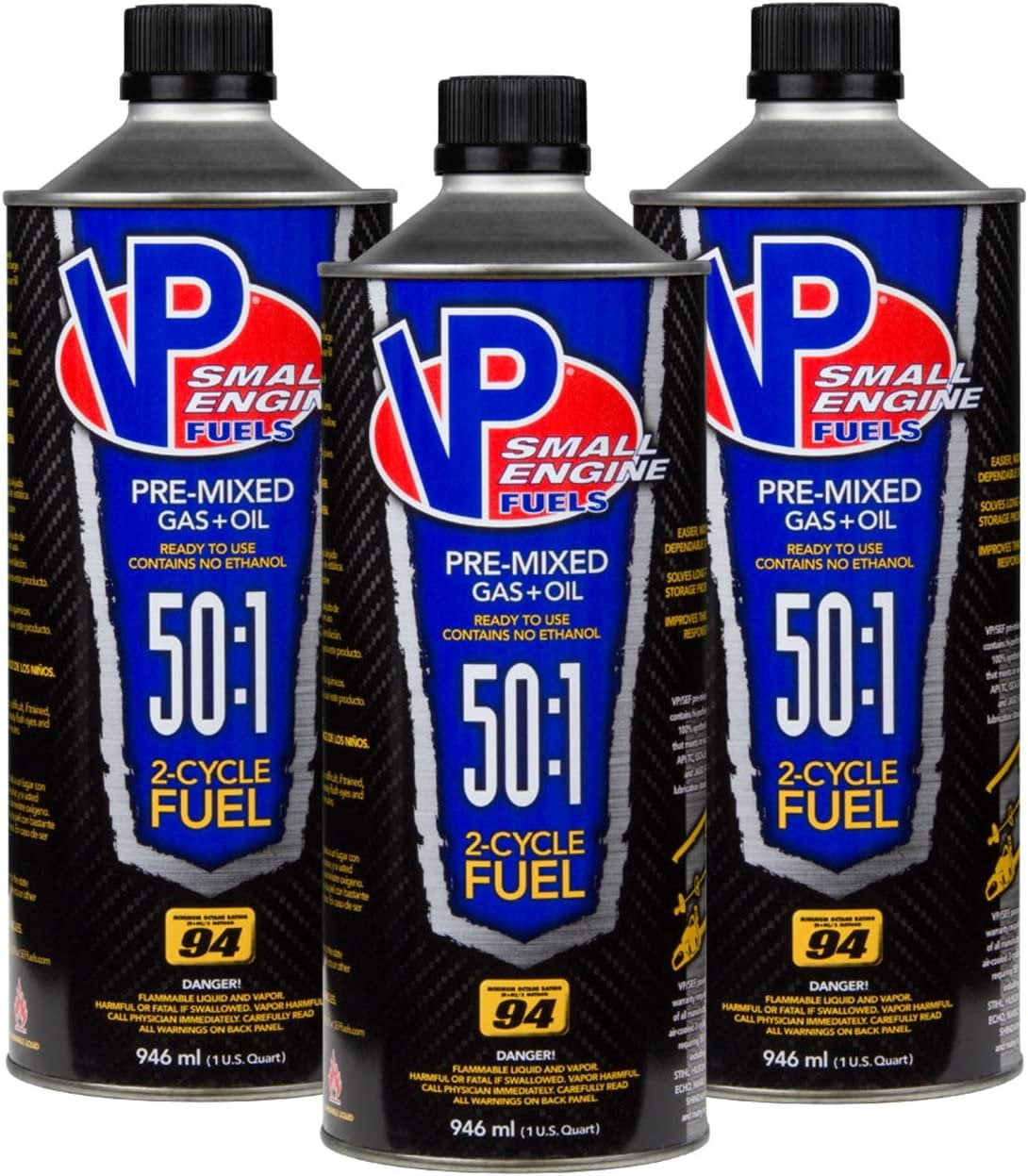 VP Racing Fuels 50:1 SEF 2 Cycle Pre-Mixed Gas + Oil Fuel, Ready to Use ...