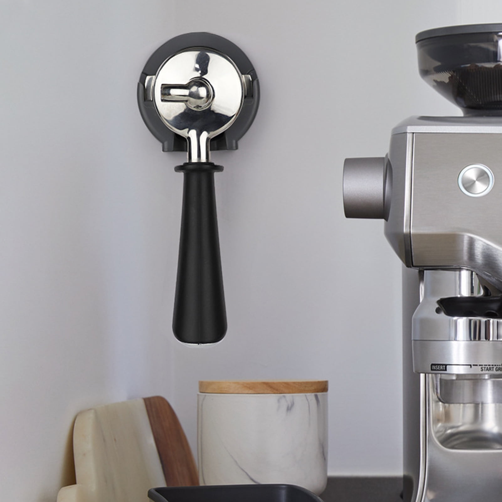 51/54/58mm Coffee Tamper Rack - Wall-Mounted, Waterproof ABS, Universal ...