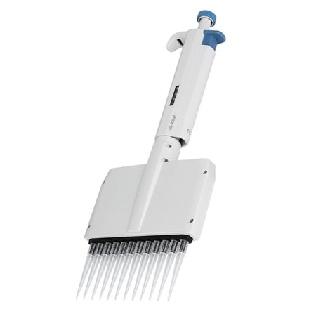 12-channel Pipette 12-Channel 50-300μl L Adjustable Mechanical Pipette ...