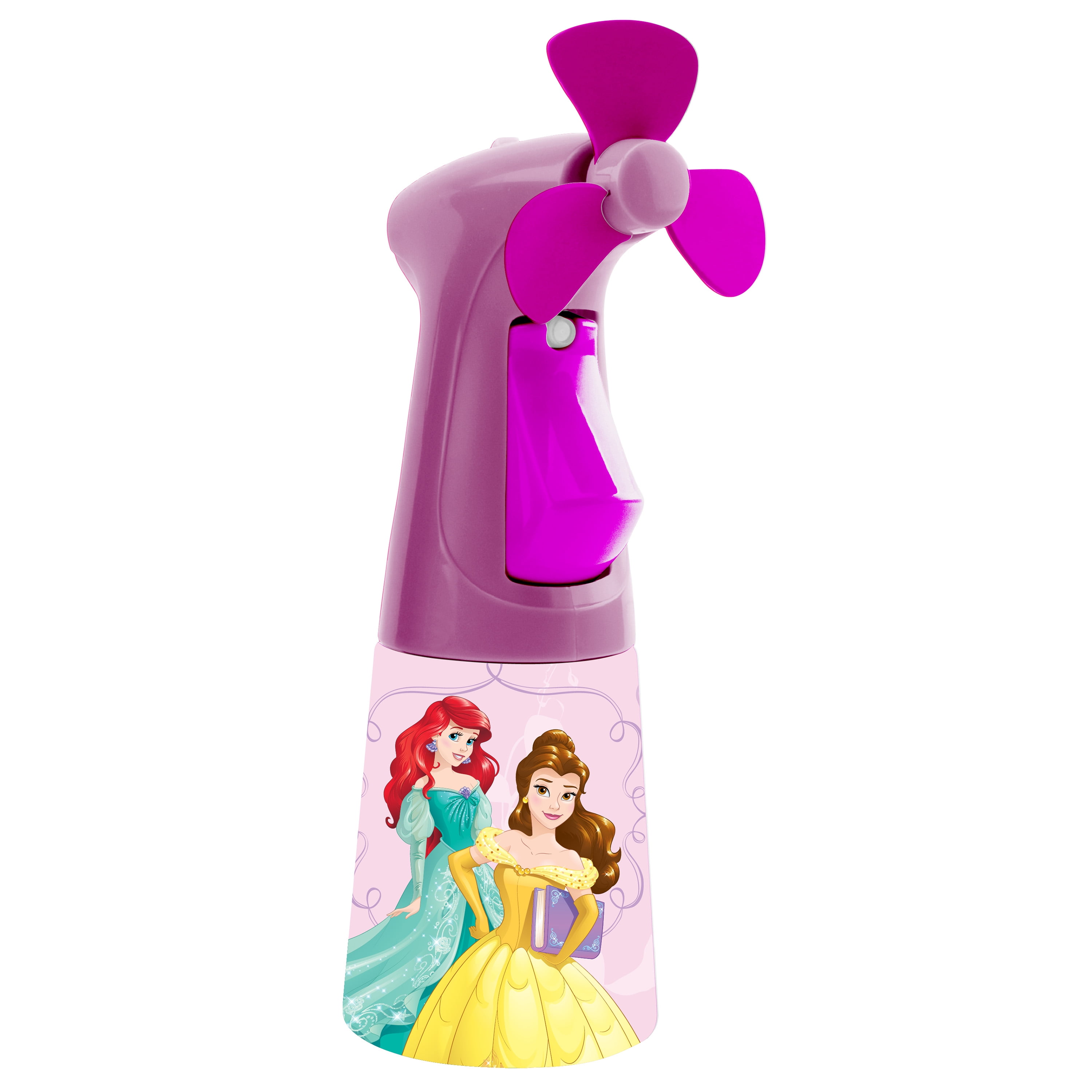 O2cool Licensed Princess Misting Fan Handheld Misting Fan Battery