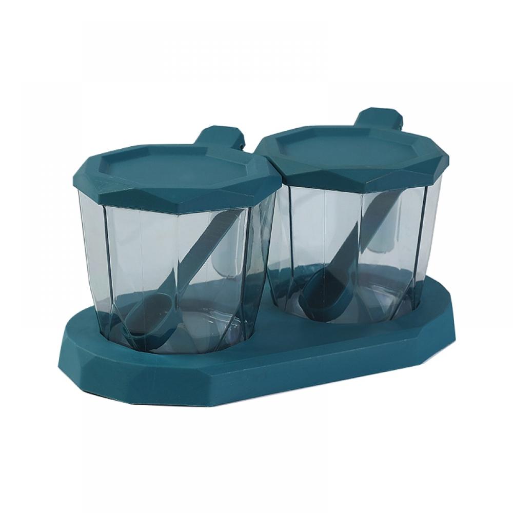 Clear Seasoning Box, 2 Pieces Clear Seasoning Storage Container for ...
