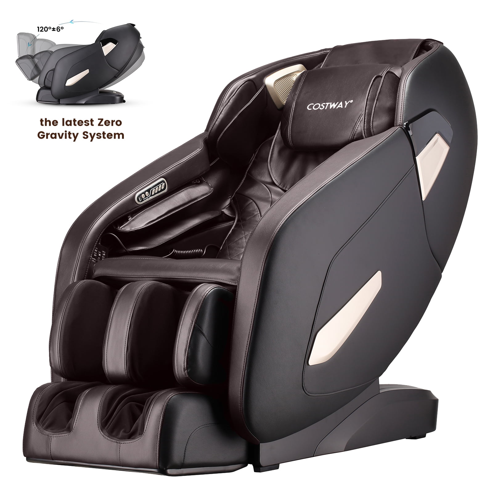 Click here for Costway Full Body Massage Chair  Sl Track Zero Gra... prices