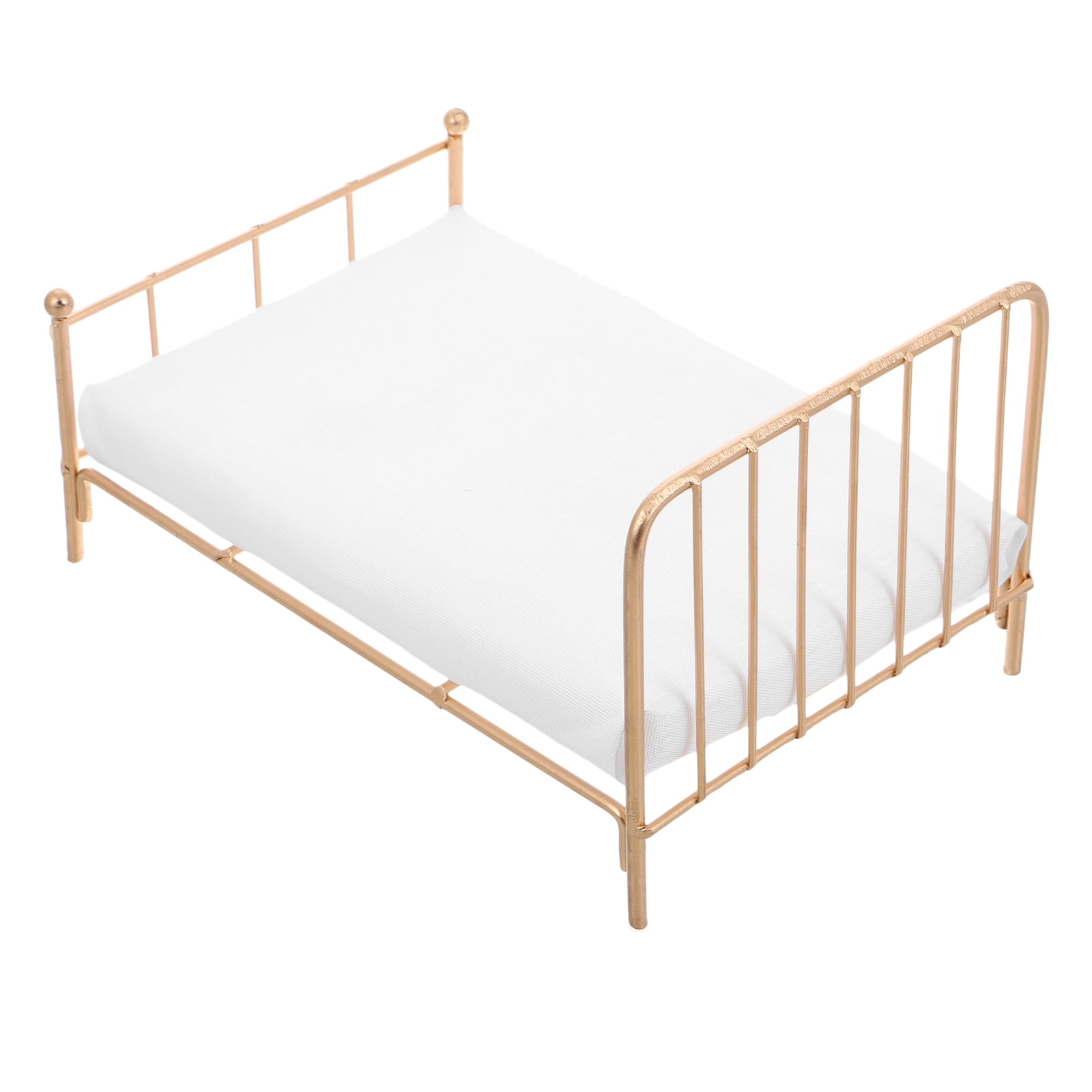 Click here for Minkissy 1pcs Metal Dollhouse Bed For Dollhouse Be... prices