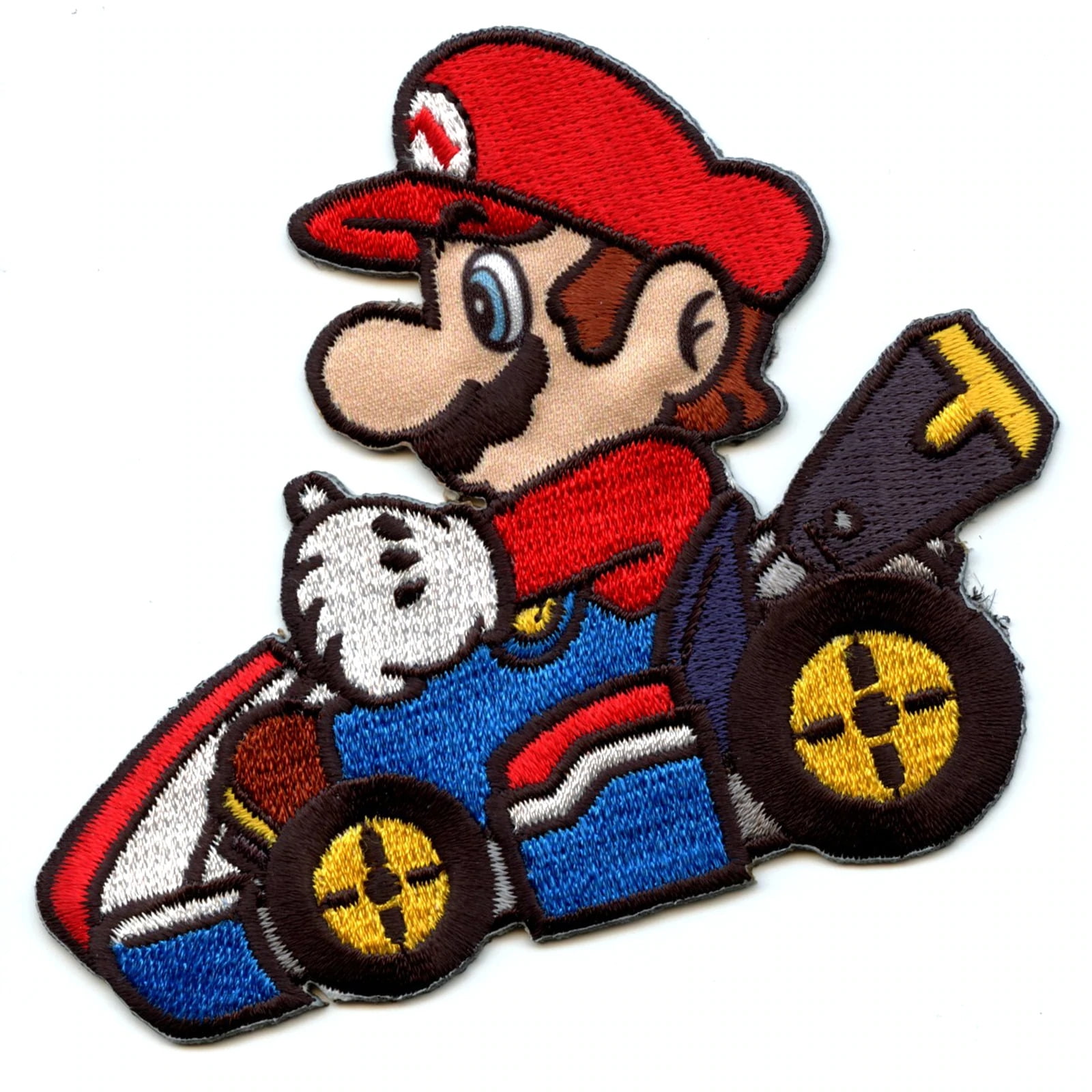 Sewing & Fiber Mario patches fan art patches Super Mario go kart Patch ...