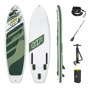AIRHEAD SUP SS Bonefish Inflatable Fishing Stand Up Paddle Board, Bag ...