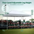 Quictent 10x20 Portable Pop-up Canopy Tent Waterproof UV-Resistant for ...