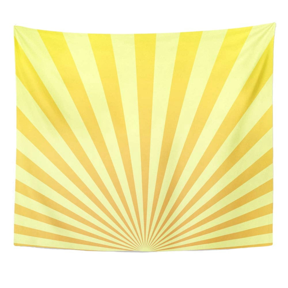 UFAEZU Orange Graphic Sun Beam Ray Sunburst Pattern Summer Shine Yellow ...