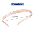 Aellinatey Stylish Thin Hairband Smooth Acetate Construction Elevating ...