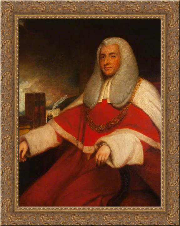 Sir Archibald Macdonald 24x20 Gold Ornate Wood Framed Canvas Art by ...