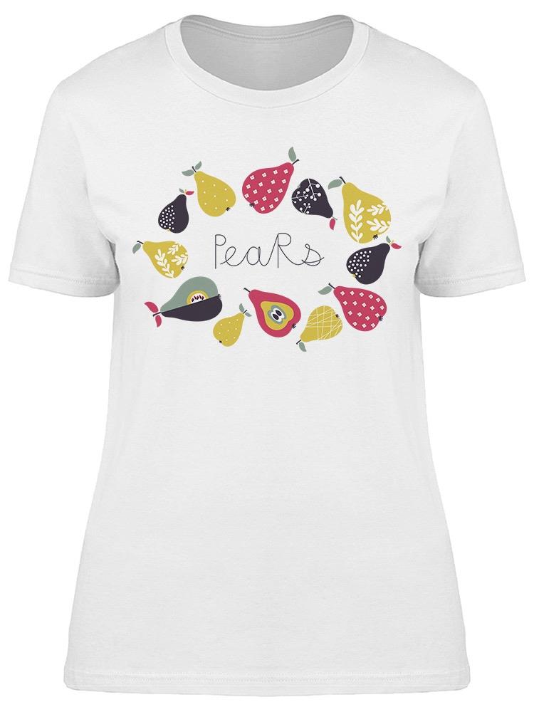 Colorful Pears Tee Women's -Image by Shutterstock Women's T-shirt ...