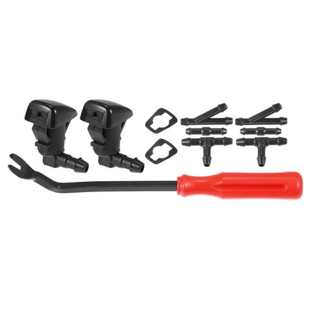 Unique Bargains Front Windshield Wiper Washer Nozzle Spray Jet Kit ...