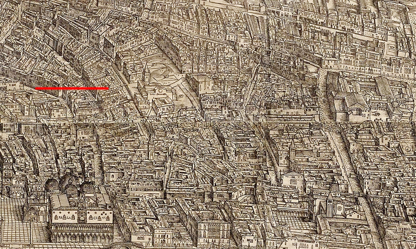 24"x36" Gallery Poster, Jacopo de' Barbari View of Venice - Walmart.com