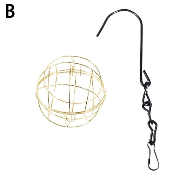 Suet Ball Feeder Bird Suet Balls Holder Bird Feeding Set Of 4 Metal ...