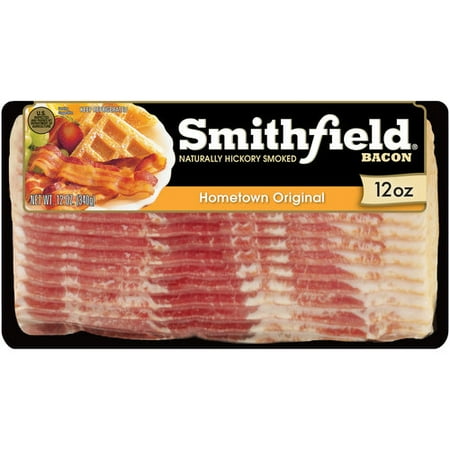 Smithfield Hometown Original Bacon, 12 oz - Walmart.com