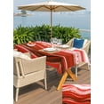 Abstract Fluid Art Rectangle Outdoor Tablecloth with Umbrella Hole ...