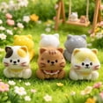 10PCS Cute Sitting Cat Different Color 3D Resin Charms for DIY(9-348 ...