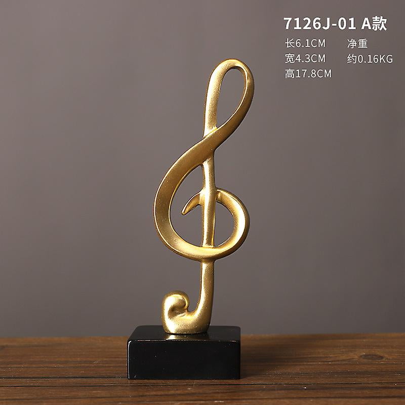 Figura de nota musical Escultura musical Adornos de notas musicales ...