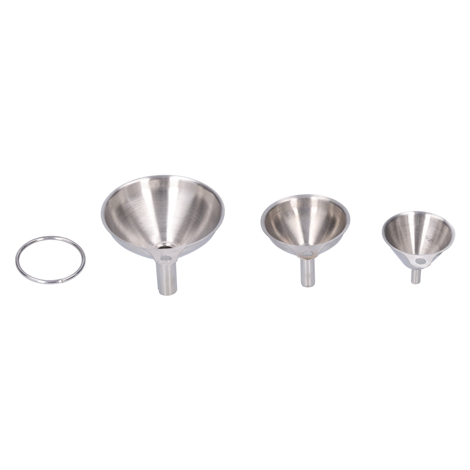 Stainless Steel Funnel,3PCS Mini Funnel Oil Vinegar Wine Spice Sauce ...