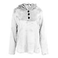 Sherpa Hoodies for Women Fall Winter Cozy Warm Lightweight Button ...