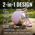 2 In 1 Portable Dog Water Bottle With Bowl, Leak Proof Foldable ...