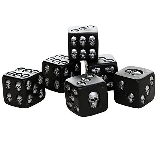 Click here for Pacific Giftware Decorative Black Skull Dice Of De... prices