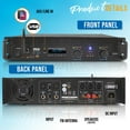 Pyle 2-Channel 2000W Bridgeable Rack Mount Pro Audio Amplifier ...