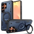 Venoro Heavy Duty Magnetic Shockproof Case with 360° Ring for Samsung ...