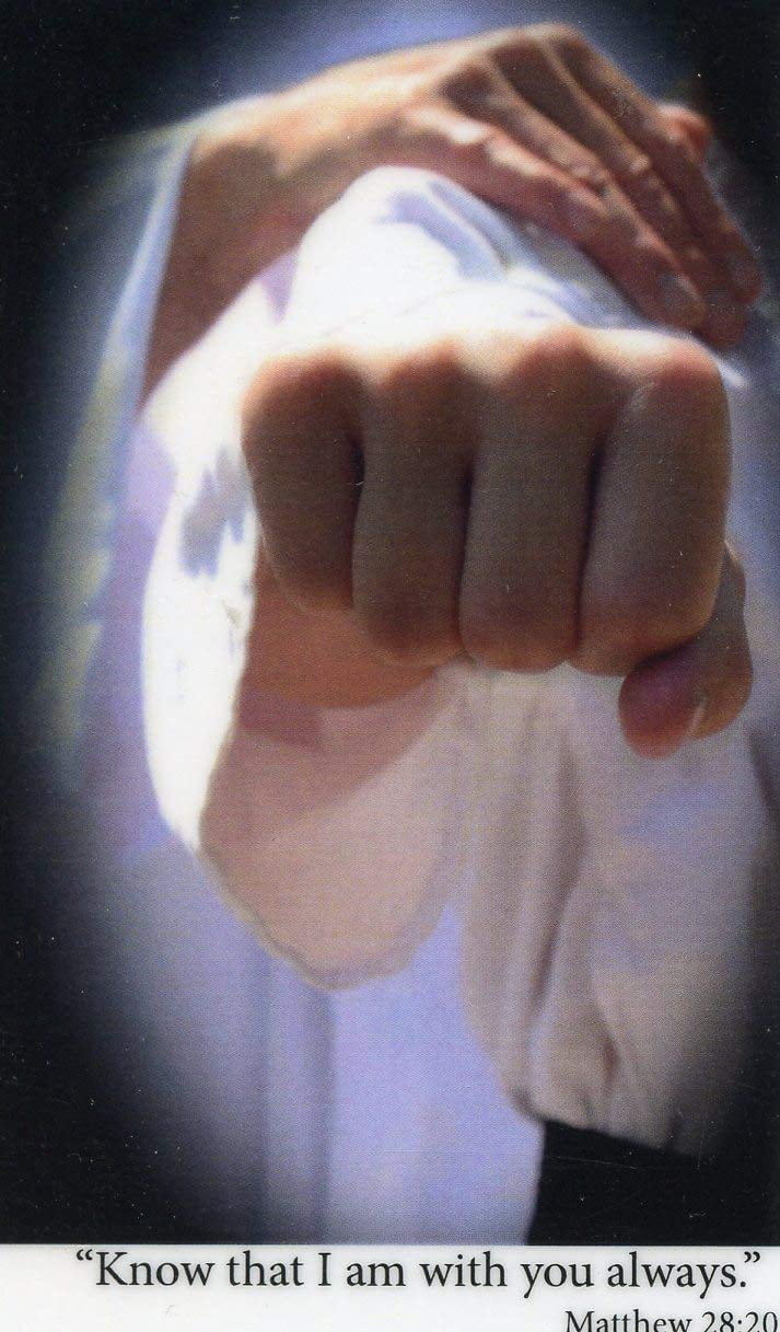 Martial Arts holy card- laminated - Pack of 25 - Walmart.com