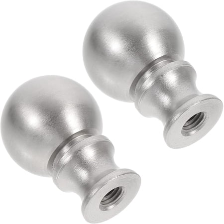 Finials for Lamps 2Pcs Metal Ball Lamp Finial Convertible Lightation ...