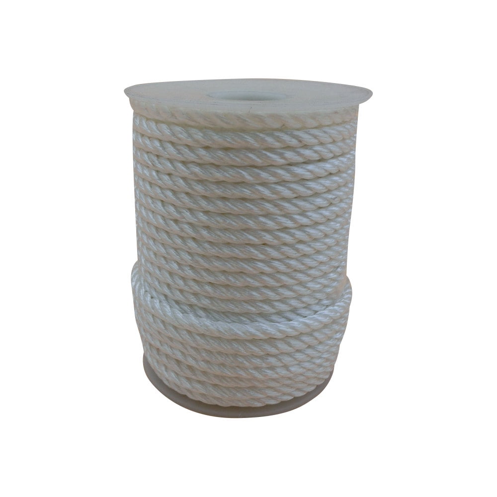 Sea-Dog 301110600WH Twisted Nylon Rope Spool - 3/8" x 600', White ...