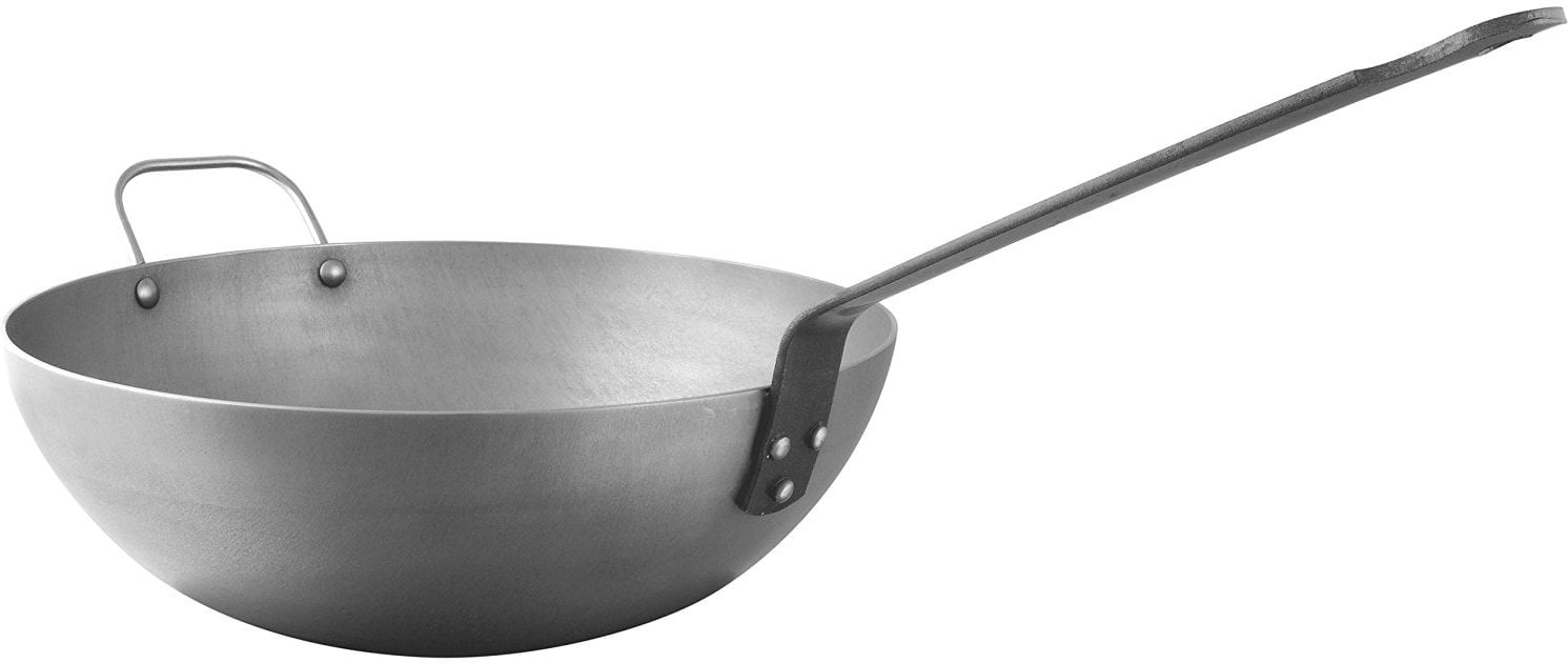 M'Steel Black Steel 11.8 Inch Wok - Walmart.com