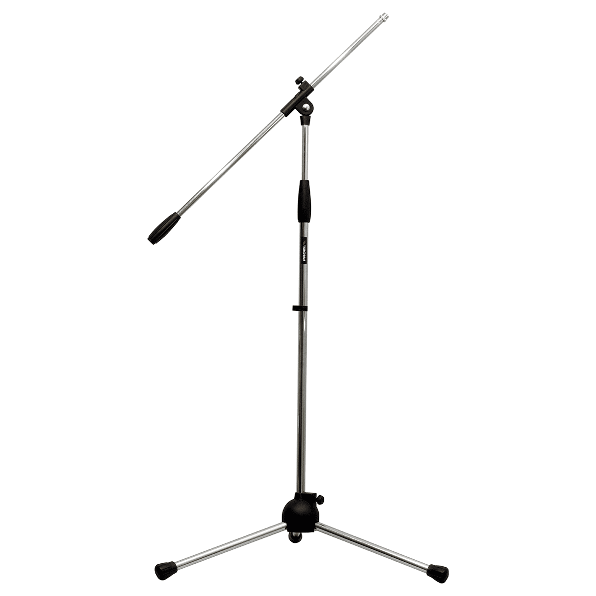 Soporte base de micrófono cromada con boom Proel Rsm170 Proel RSM-170 ...