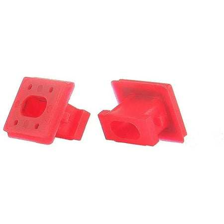 Red Car Retainer Clips Bumper Fastener Rivet Clips Auto Body Clips for ...