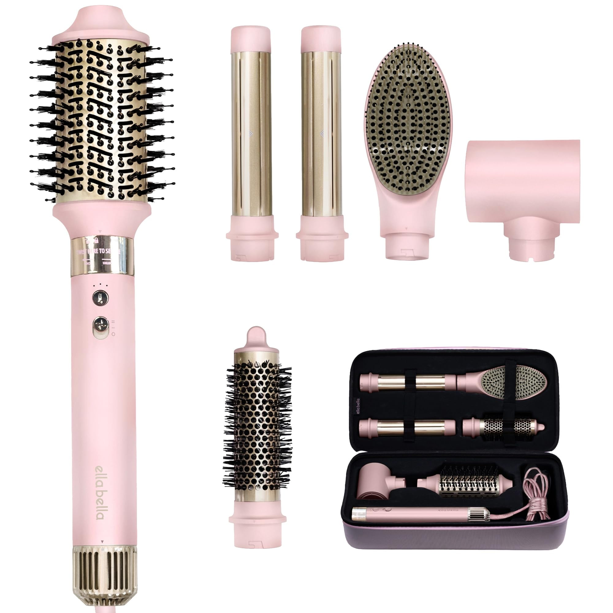 Estilizador profesional de aire caliente 6 en 1 ELLA BELLA Hyper Styler ...