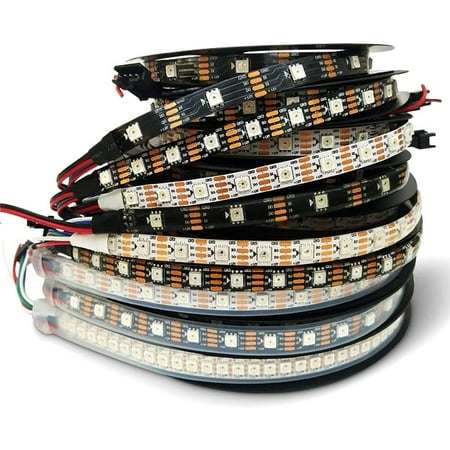 DC12V WS2815 (WS2812B/WS2813) RGB LED Pixels Strip Light DualSignal 1m ...