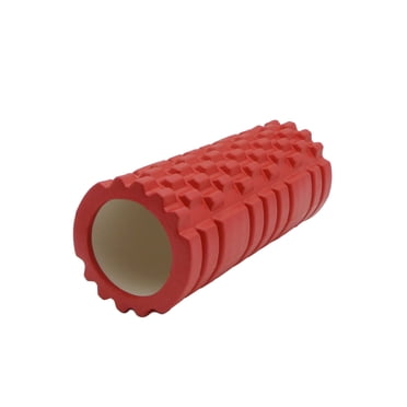 Day1Fitness High Density Muscle Foam Rollers - Speckled Red, 24 In ...