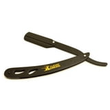 Classic Samurai CS-102 Matte Black Folding Straight Razor, Shavette ...