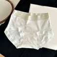 Alun Mid Rise Panties with Extended Gusset and Contrast Waistband for ...