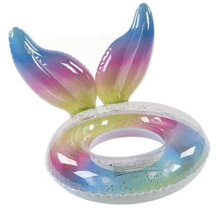 Swimming Ring, Unique Design Leakproof Sparkling Sequins Inflatable ...