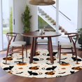 8ft Round Rug Halloween Area Rugs for Living Room Bedroom Washable Non ...