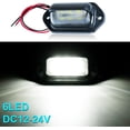20Pack License Plate Light, DC12V-24V 6 LED Step Courtesy Light ...