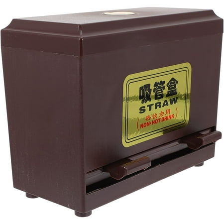 Plastic Straw Dispensers Straw Storage Box Drinking Straw Holder Pencil ...