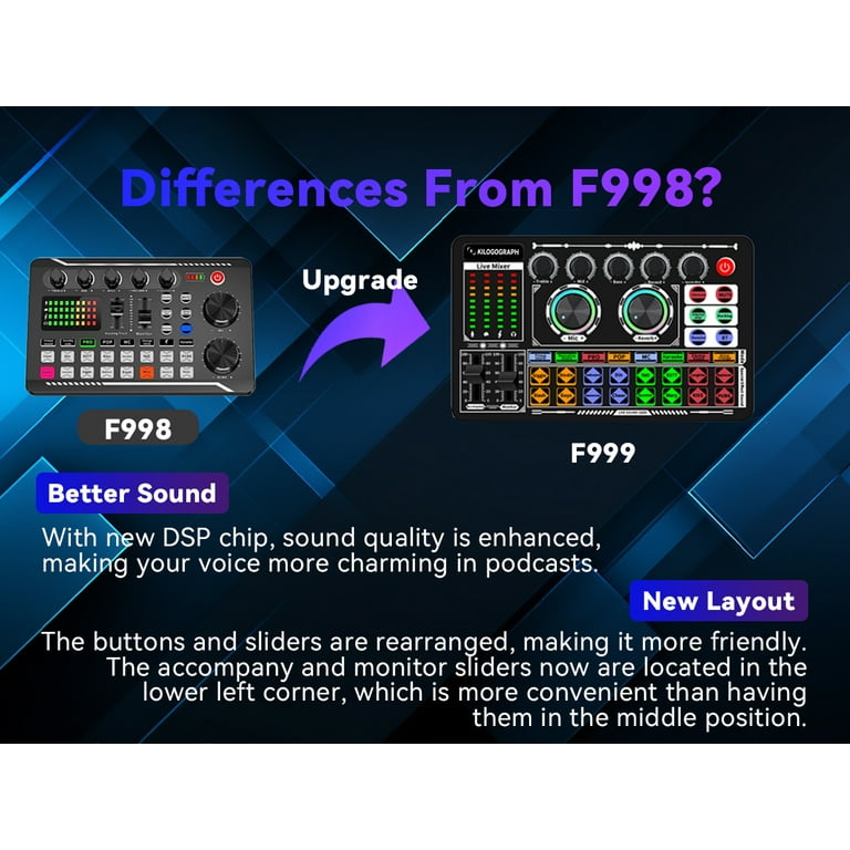 Podcast Soundboard App F999 Plus Podcast Soundboard - Audio Mixer With ...