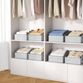 Closet Storage Bins 12 Pack - Fabric Storage Baskets for Shelves ...