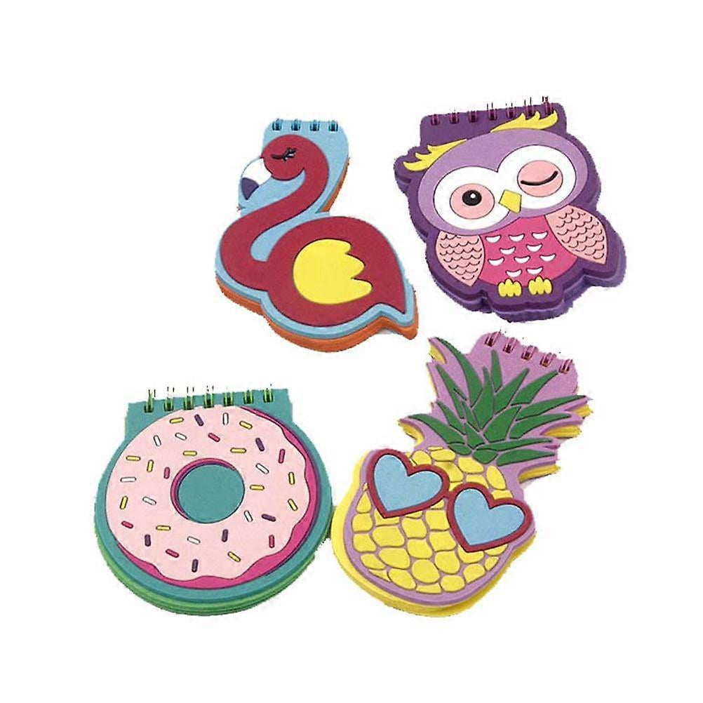 Cute School Supplies Donut Pattern Tiny Notebook Travel Journaling DIY ...