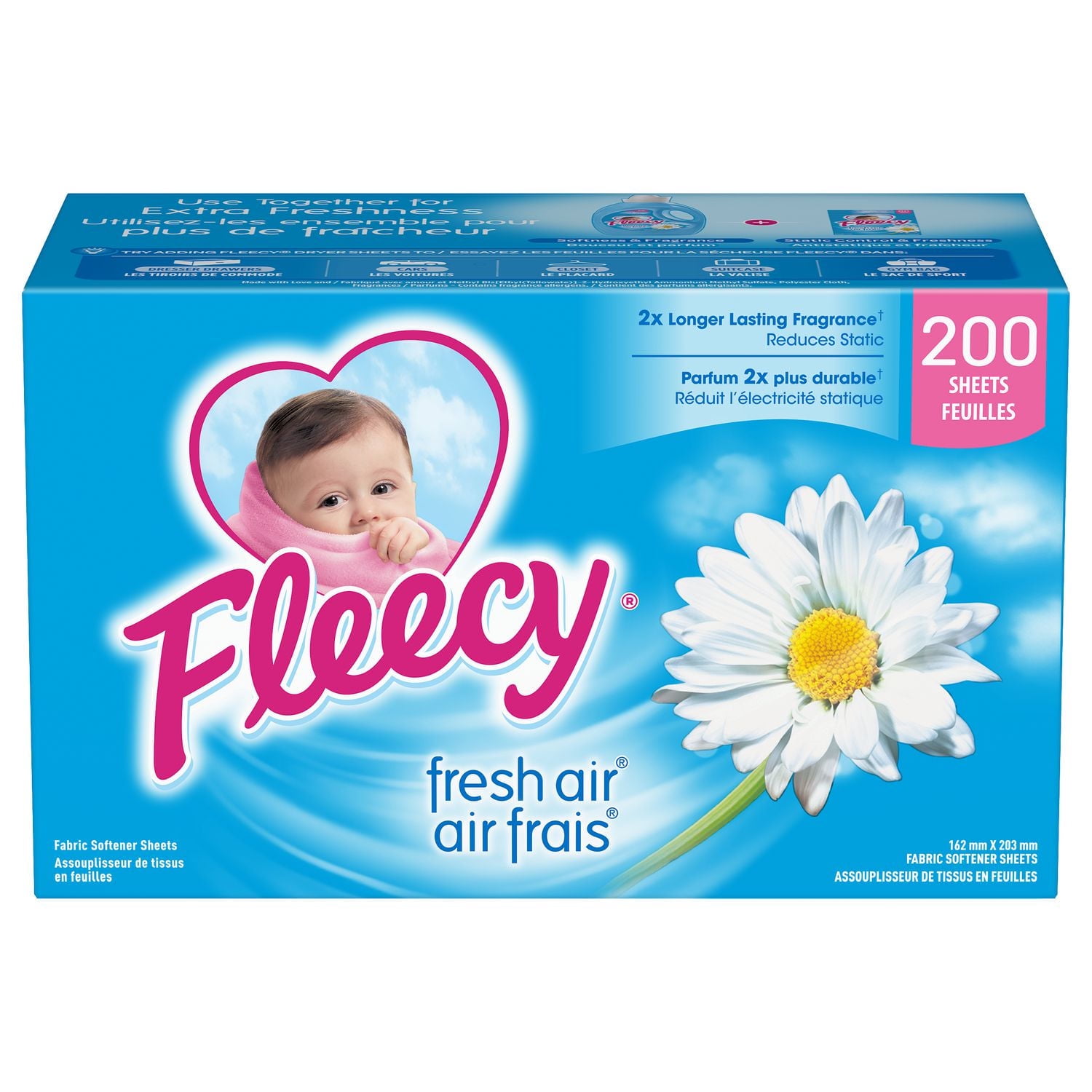 Click here for Fleecy Fresh Air Fabric Softener Dryer Sheets (Fab... prices