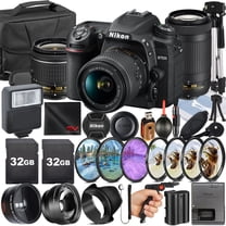 Nikon D7500 Mirrorless Camera with 70-300mm Lens + SanDisk 32GB Memory ...
